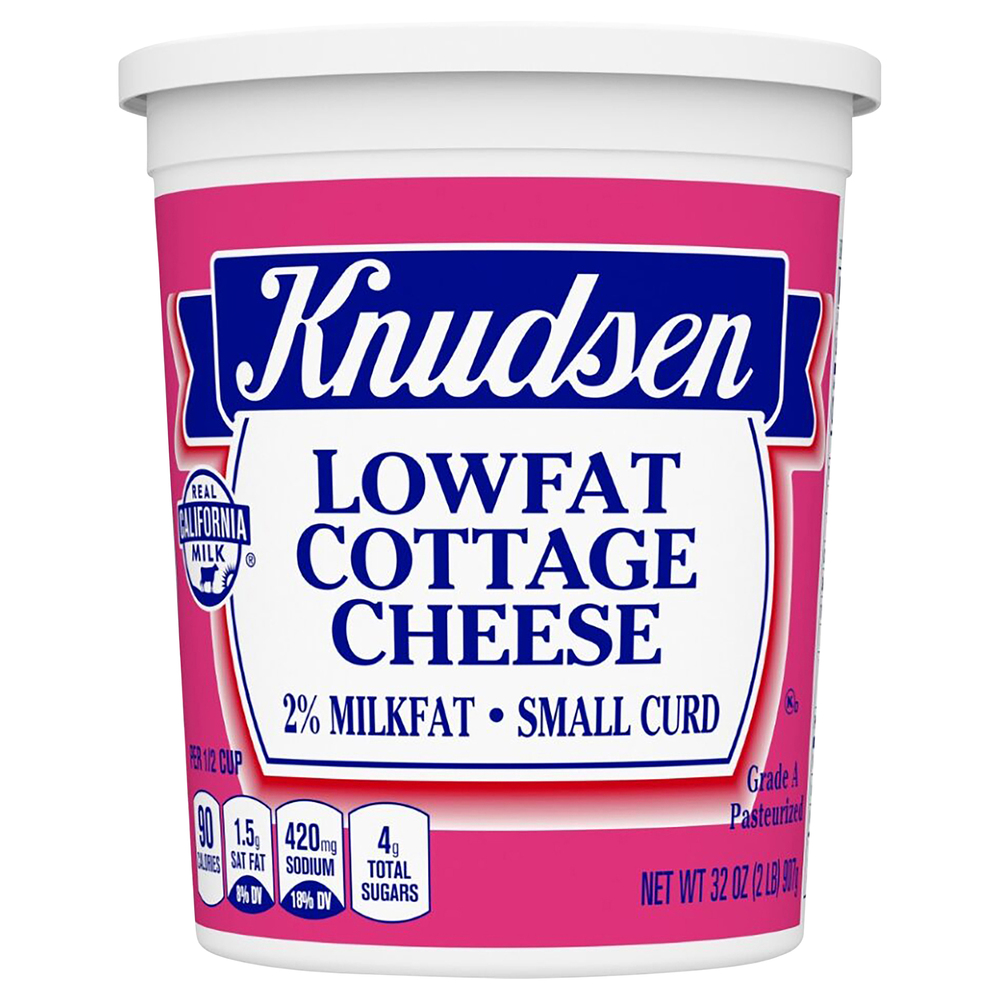 Knudsen Small Curd 2% Milkfat Lowfat Cottage Cheese-Main