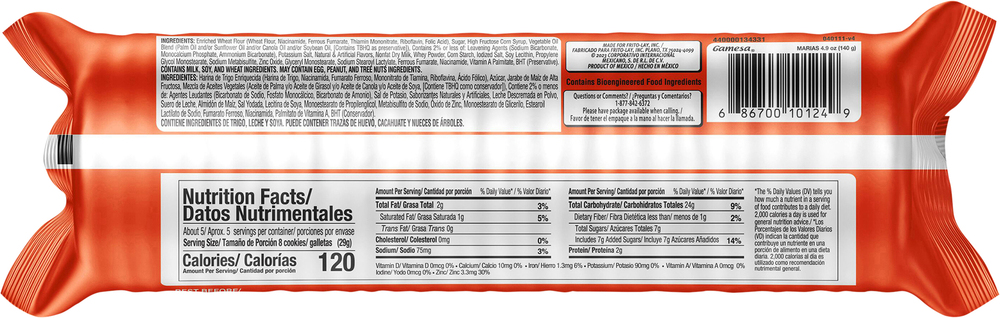 Gamesa Marias Cookies-Planogram-Back