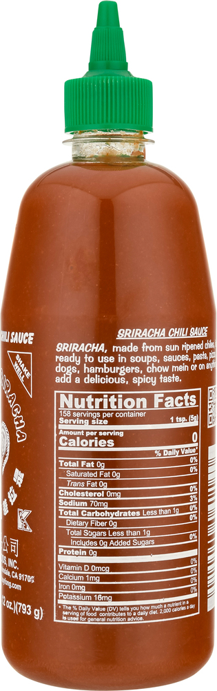 sriracha warning label