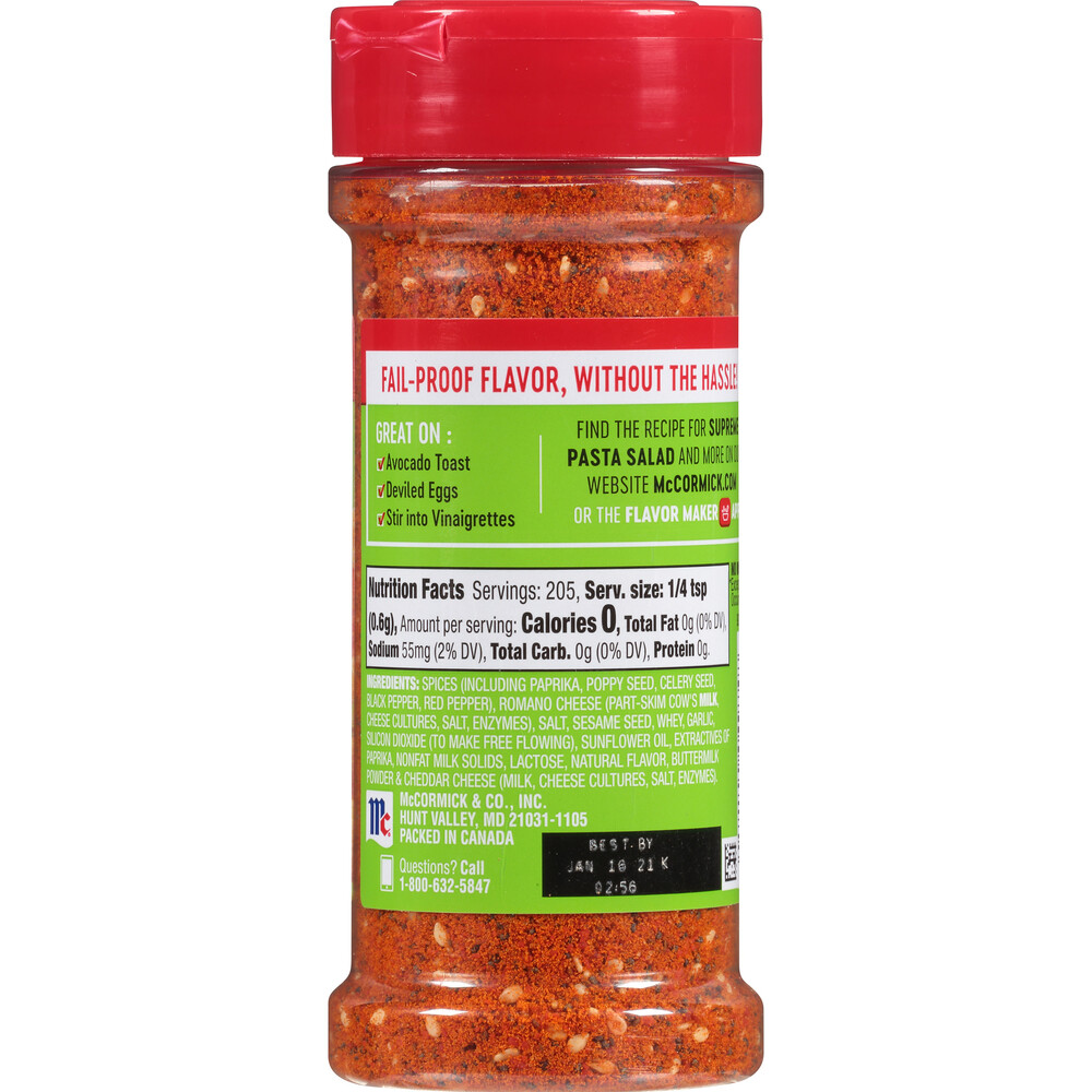McCormick Perfect Pinch Perfect Pinch Salad Supreme Seasoning-Planogram ...