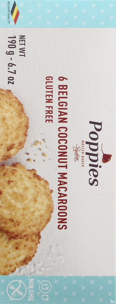Poppies Macaroons, Belgian Coconut-Planogram-Left