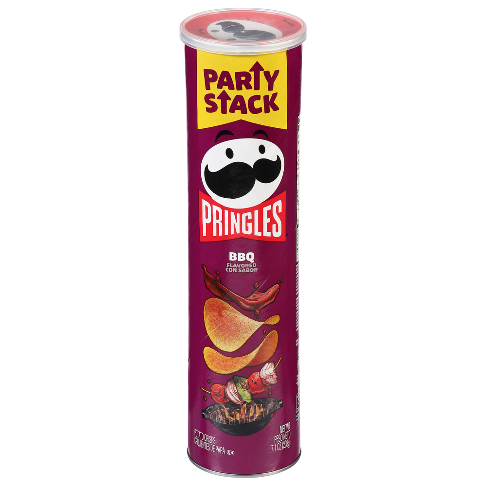 Pringles Potato Crisps, BBQ Flavored, Party Stack-Main