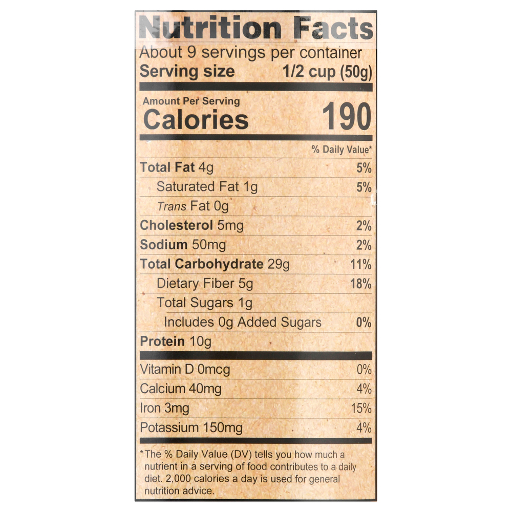 Kodiak Classic Rolled Oats Protein Oats-Nutrition-Facts