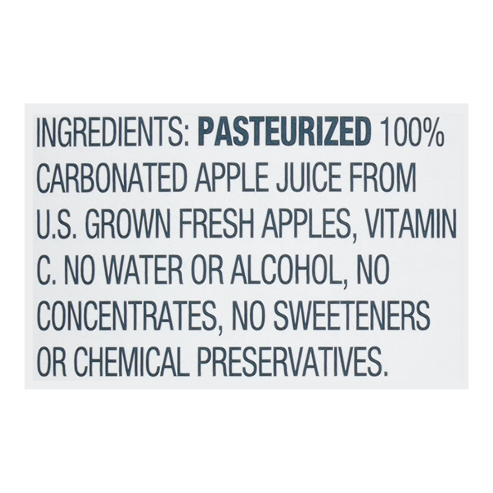 Martinellis Sparkling Cider-Ingredients