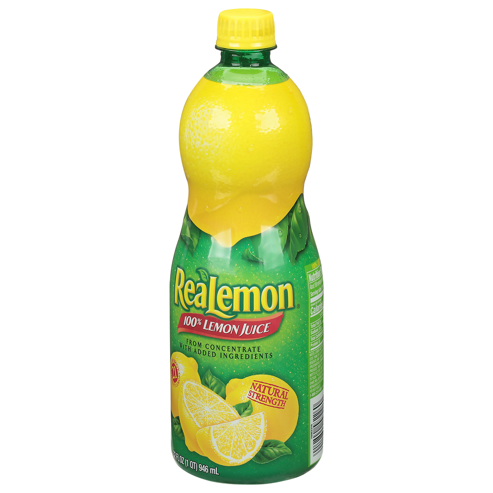 ReaLemon 100% Lemon Juice, Natural Strength-Front-Right-Elevated