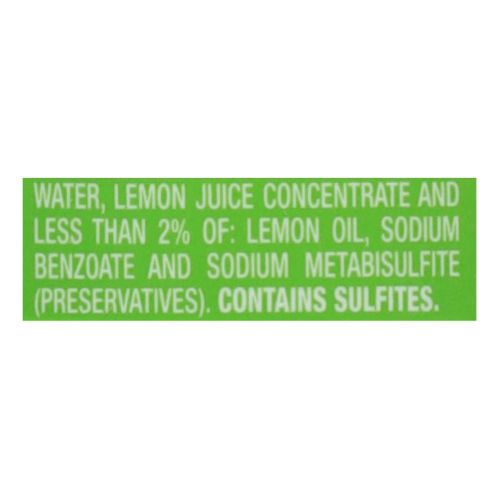 ReaLemon 100% Lemon Juice, Natural Strength-Ingredients