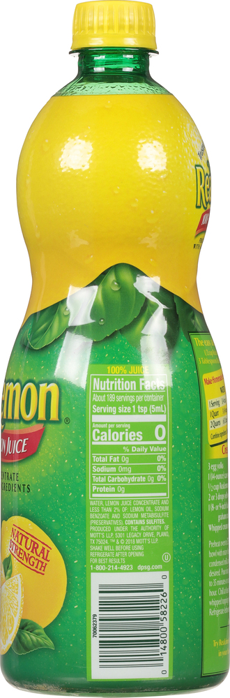 ReaLemon 100% Lemon Juice, Natural Strength-Planogram-Right