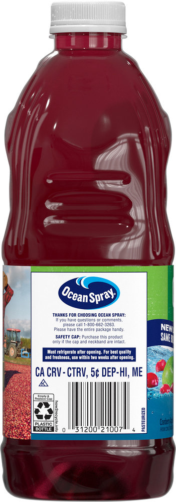 Ocean Spray Juice Drink, Cranberry Apple Flavored-Planogram-Left