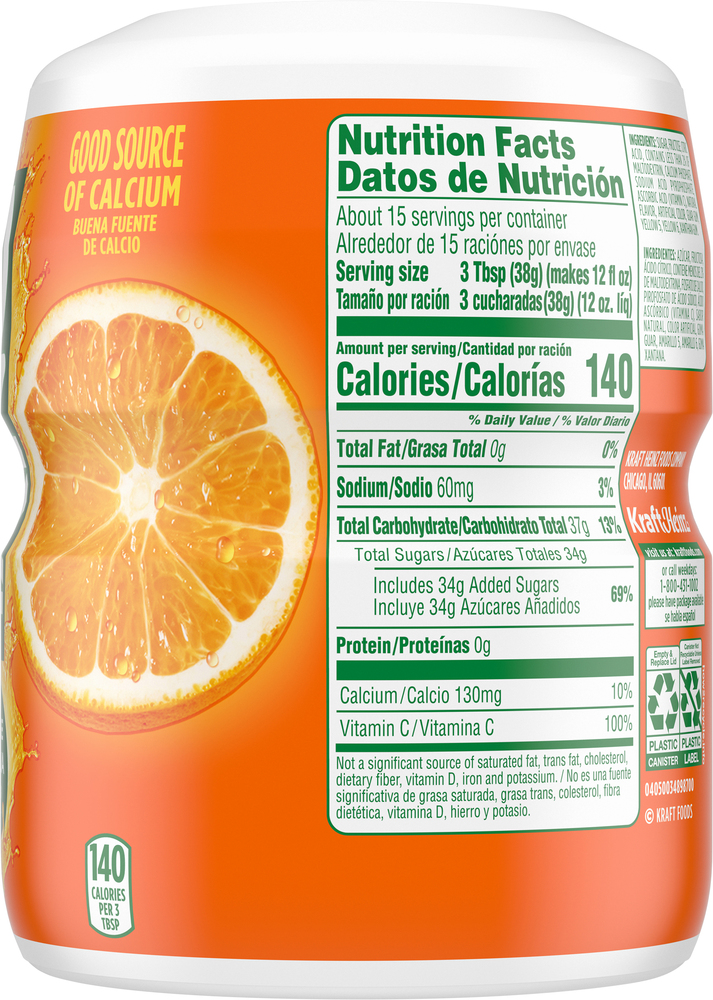 Tang Drink Mix, Orange-Planogram-Right