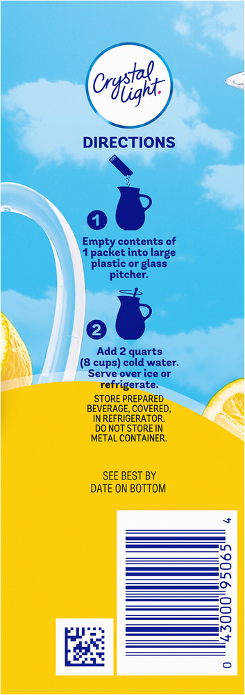 Crystal Light Drink Mix, Lemonade, 6 Packets-Planogram-Right