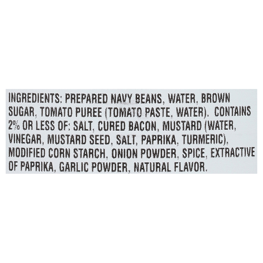 Bushs Best Homestyle Baked Beans-Ingredients