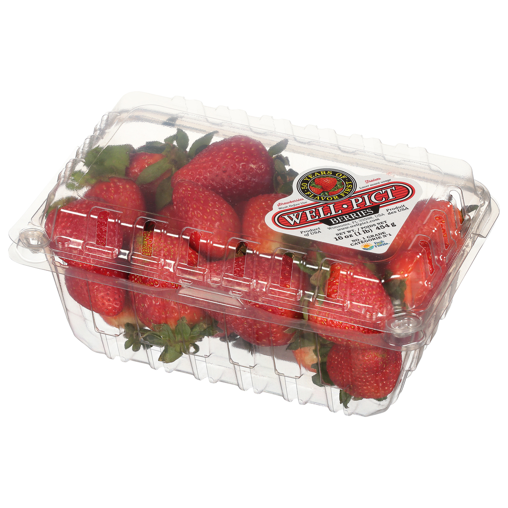 Strawberries, 1lb-Front-Right-Elevated