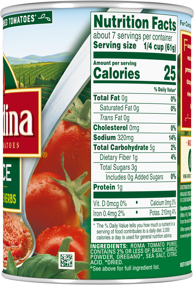Contadina Sauce, Roma Tomatoes-Planogram-Right