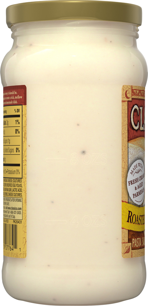 Classico Pasta Sauce, Roasted Garlic Alfredo-Planogram-Left