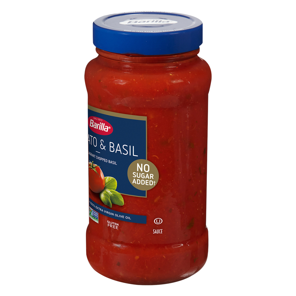 Barilla Tomato & Basil Pasta Sauce-Front-Right-Elevated