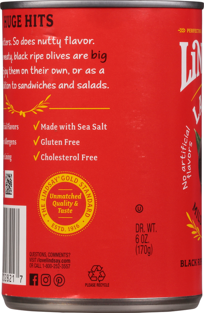 Lindsay Olives, Black Ripe Pitted, Large-Planogram-Left