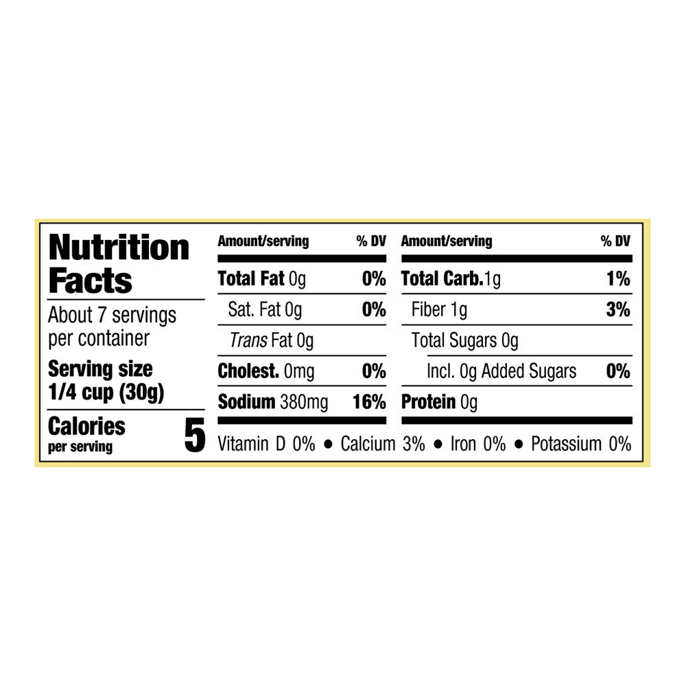 Mezzetta Jalapeno Peppers, Sliced Tamed, Medium Heat-Nutrition-Facts