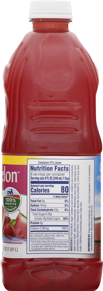 Ocean Spray Juice Drink, Cranberry Watermelon-Planogram-Right