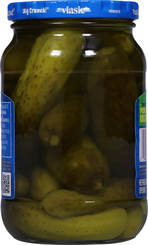 Vlasic Snack'mms Pickles, Kosher Dill-Planogram-Back