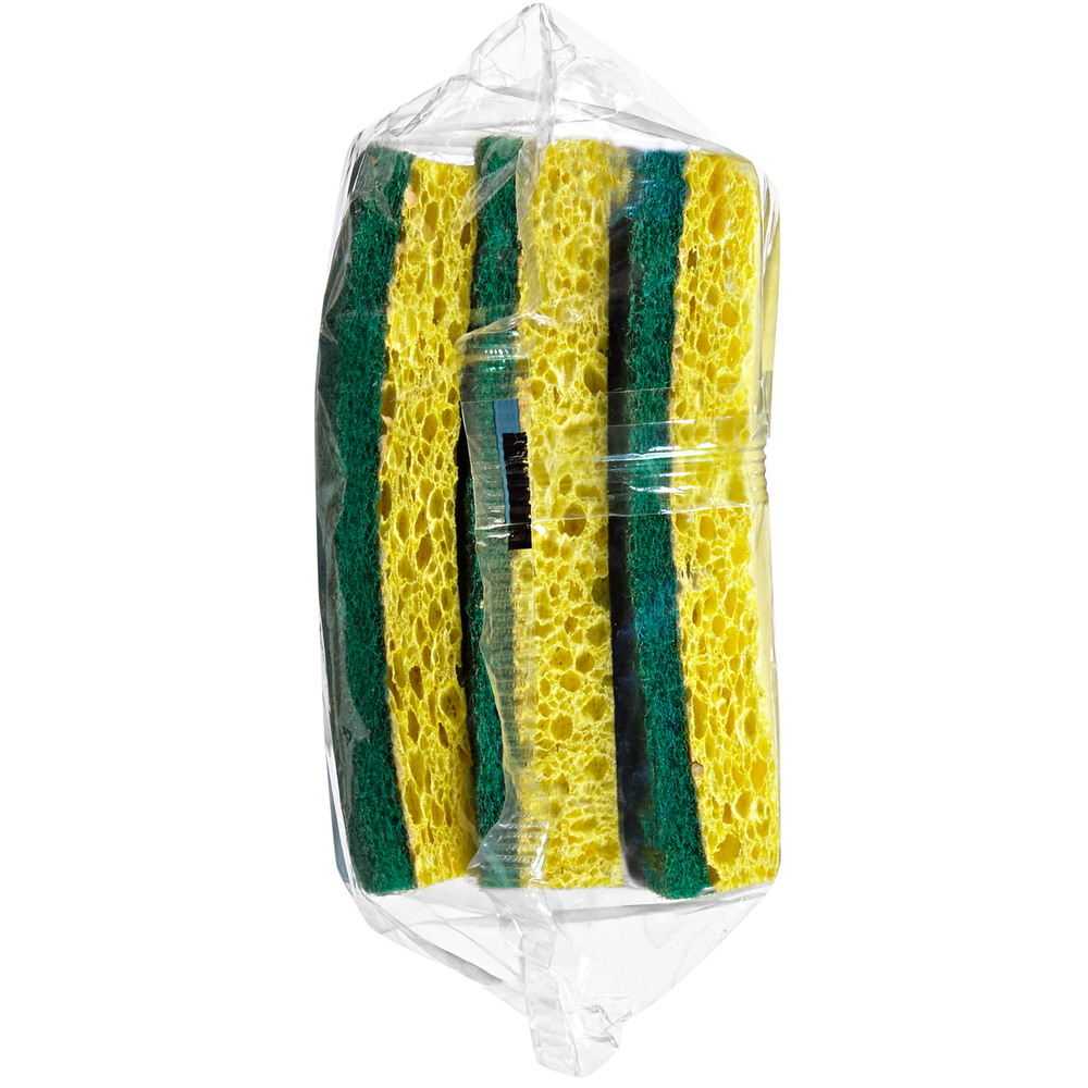 Simply Done Scrubber Sponges, Heavy Duty, 6 Pack-Planogram-Right