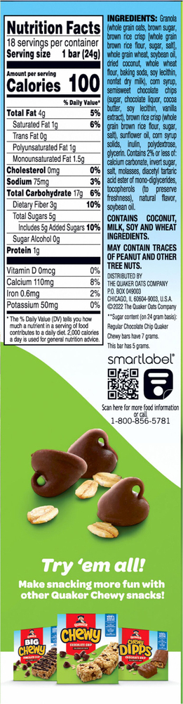 quaker oat bars