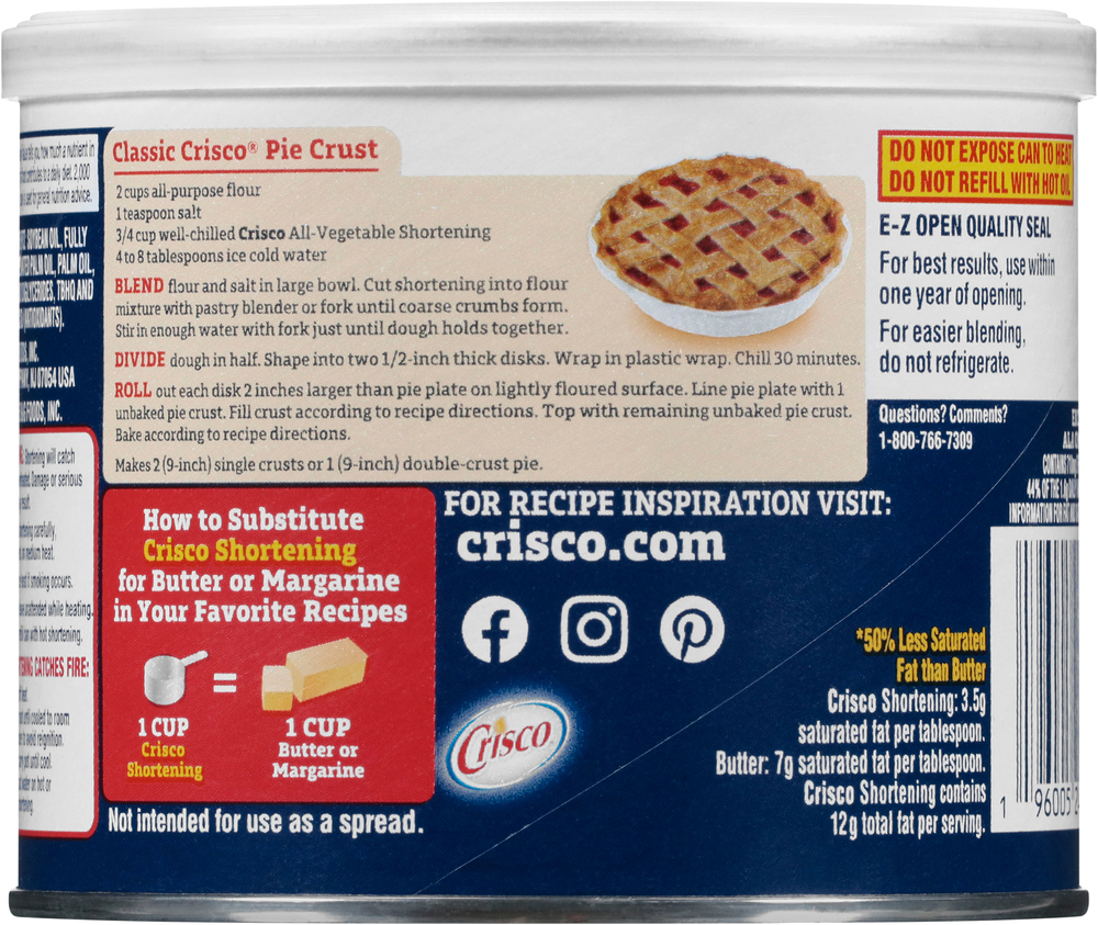 Crisco All-Vegetable Shortening-Planogram-Back