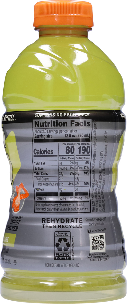 Gatorade Lemon Lime Thirst Quencher-Planogram-Right