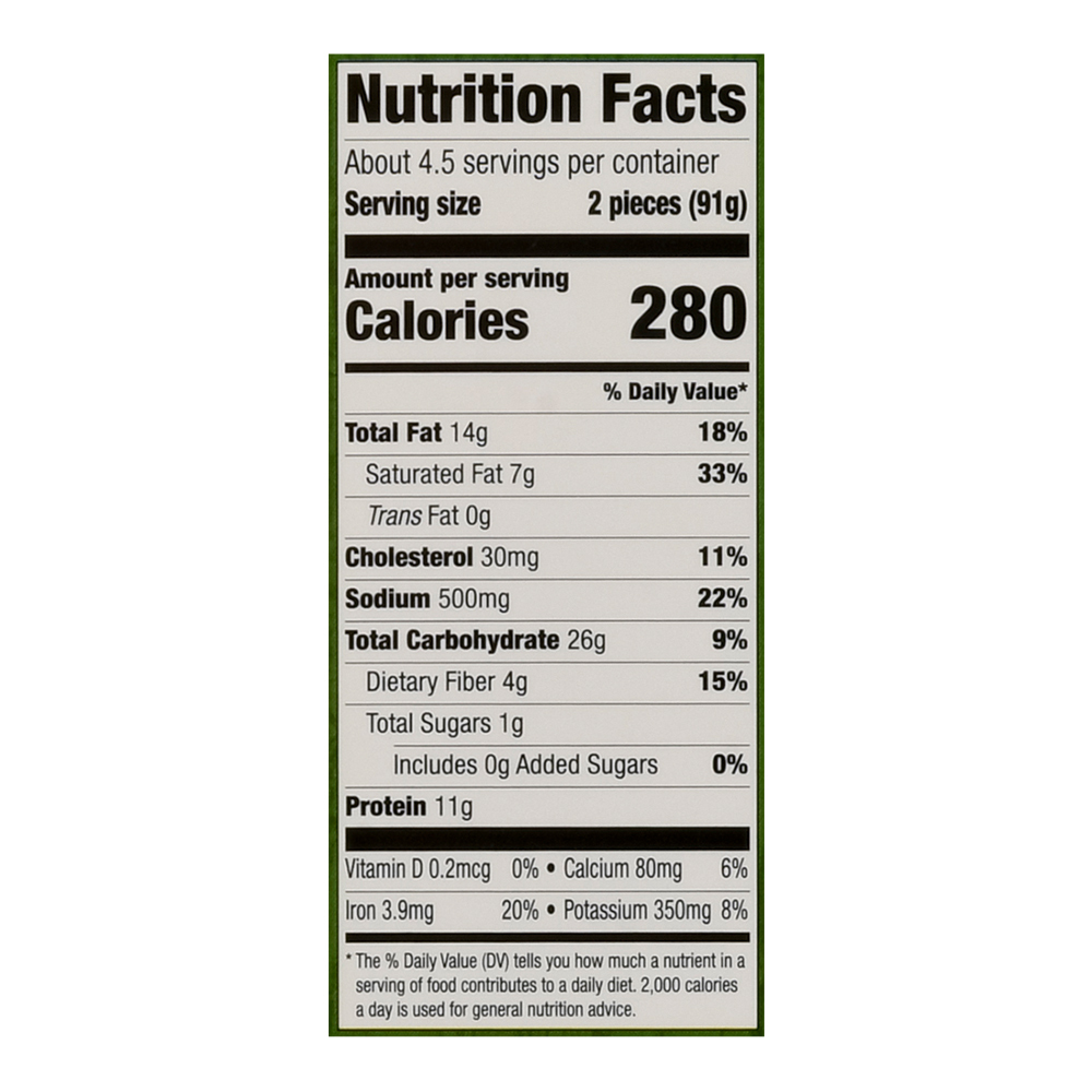 Farm Rich Potato Skins, Loaded-Nutrition-Facts