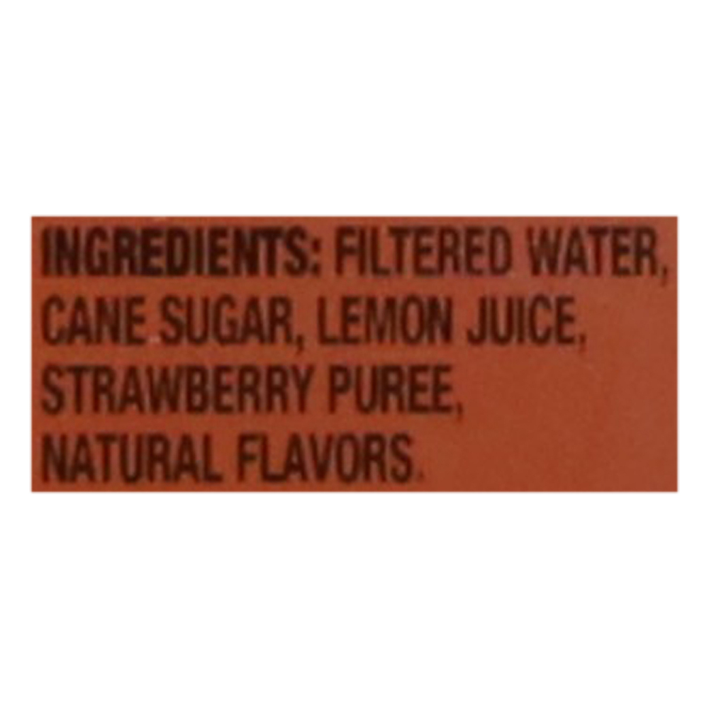 Simply Lemonade, with Strawberry-Ingredients