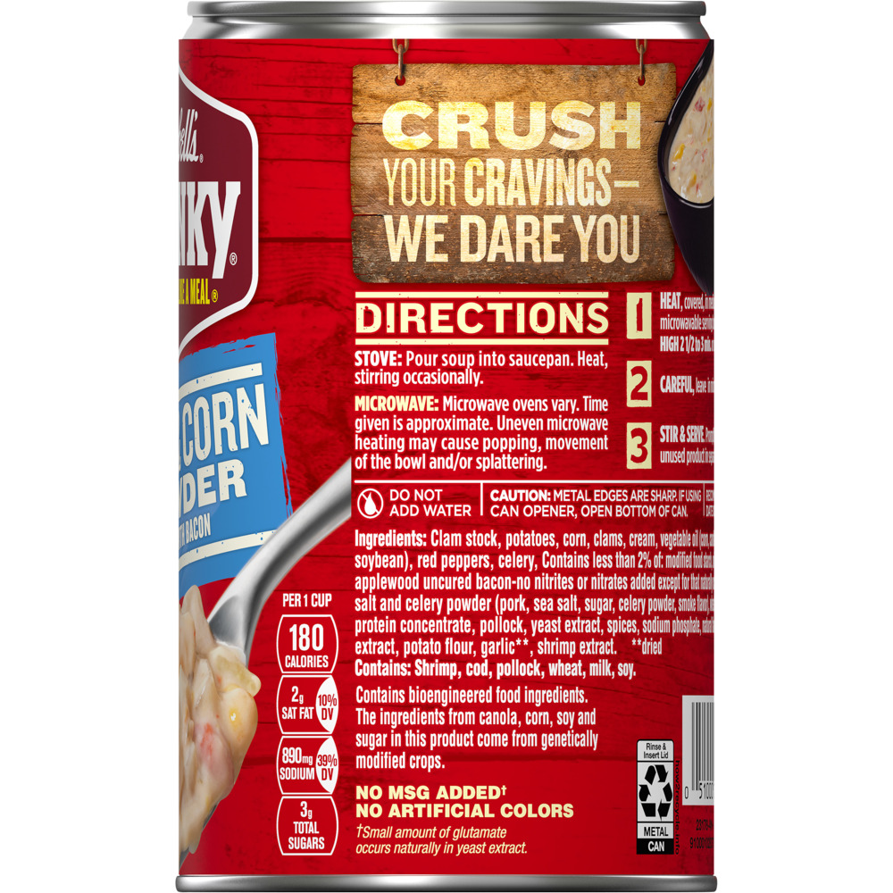 Campbell's® Chunky® Clam and Corn Chowder-Planogram-Right