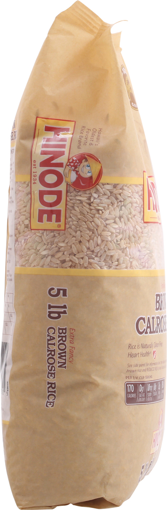 Hinode Calrose Rice, Brown, Extra Fancy-Planogram-Left
