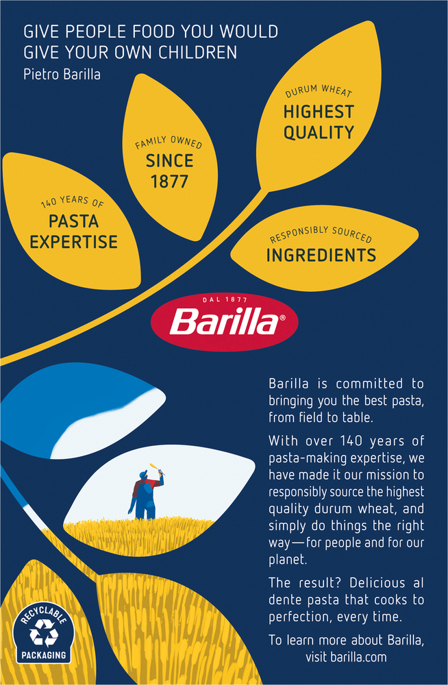Barilla Mini Penne Pasta-Planogram-Back