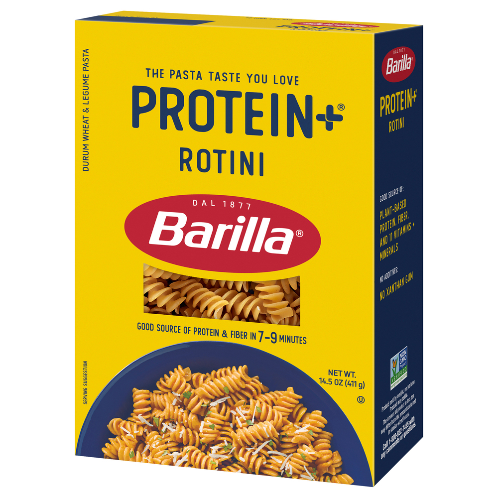 Barilla Protein+ Protein+ Rotini Pasta - plant based pasta - Made from ...