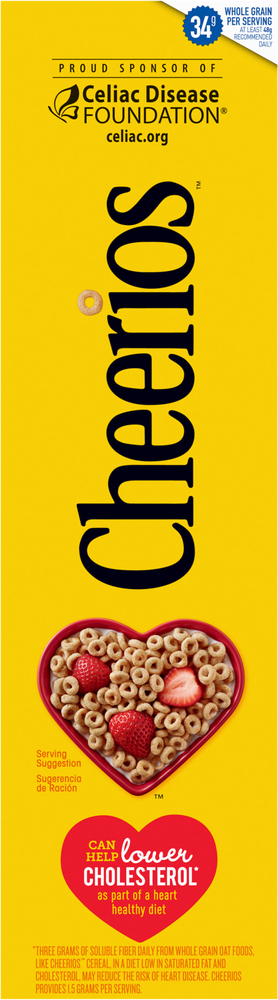 Cheerios Cereal, Toasted Whole Grain Oat, Family Size-Planogram-Left