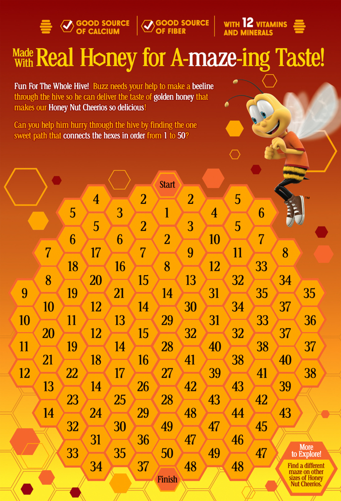 Cheerios Cereal, Gluten Free, Honey Nut-Planogram-Back