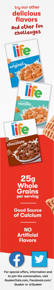 Life Cereal, Cinnamon, Multigrain-Planogram-Left