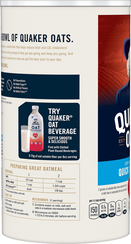 how to cook quaker oats on stove