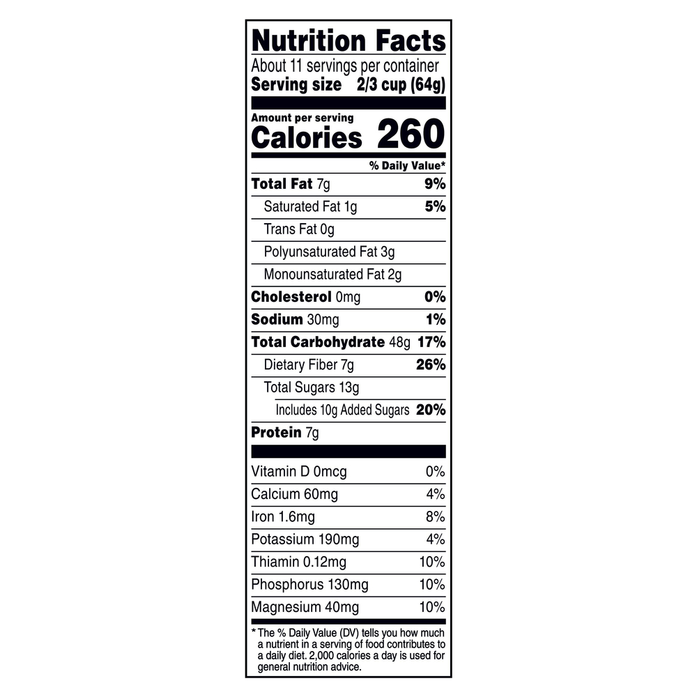 Quaker Simply Granola, Oats Honey & Almonds-Nutrition-Facts