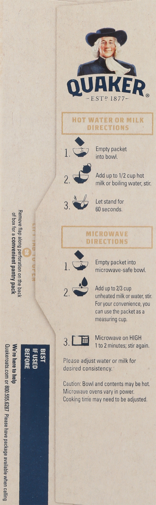 how to cook instant oatmeal quaker