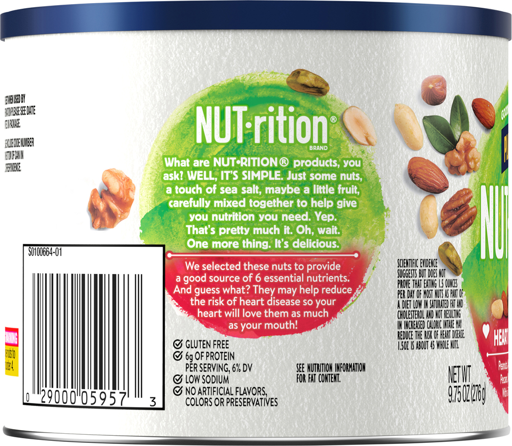 Planters Nut-rition Heart Healthy Mix-Planogram-Left