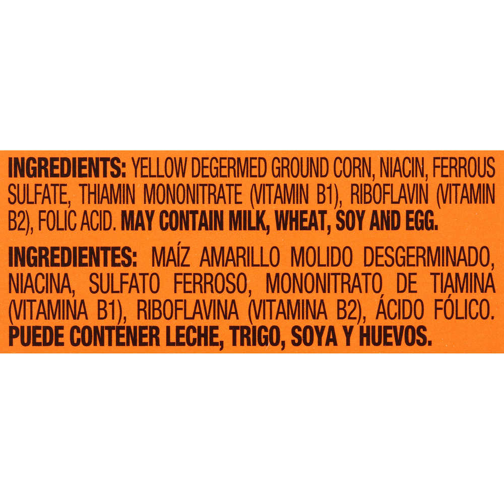 Albers Enriched & Degermed Yellow Corn Meal-Ingredients