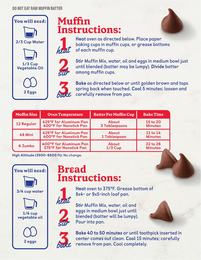 packet bread mix instructions