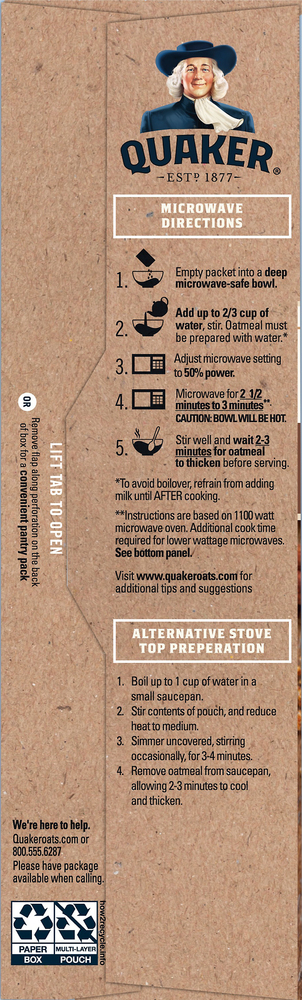 how to cook quaker oats microwave