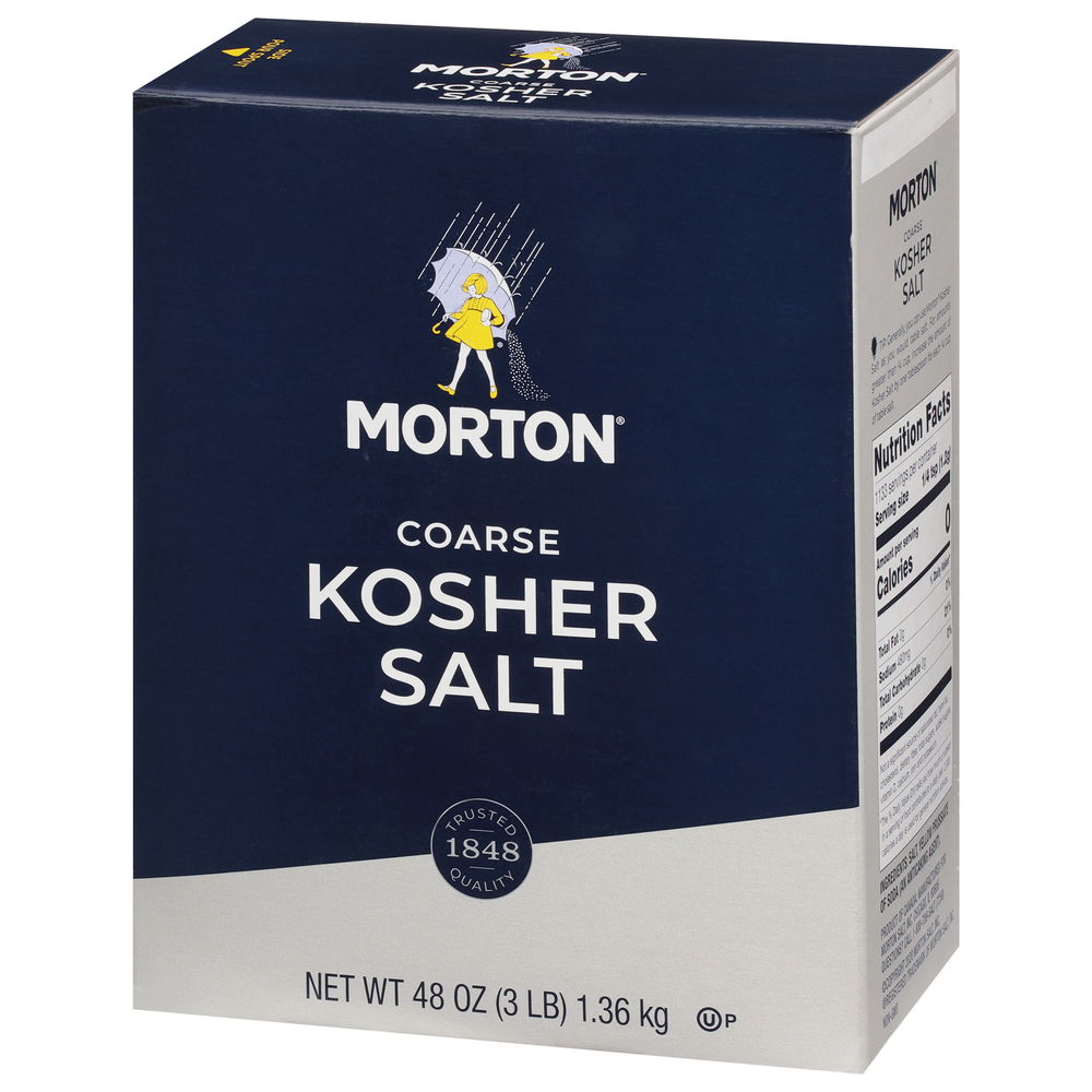 Morton Kosher Salt, Coarse-Front-Right-Elevated