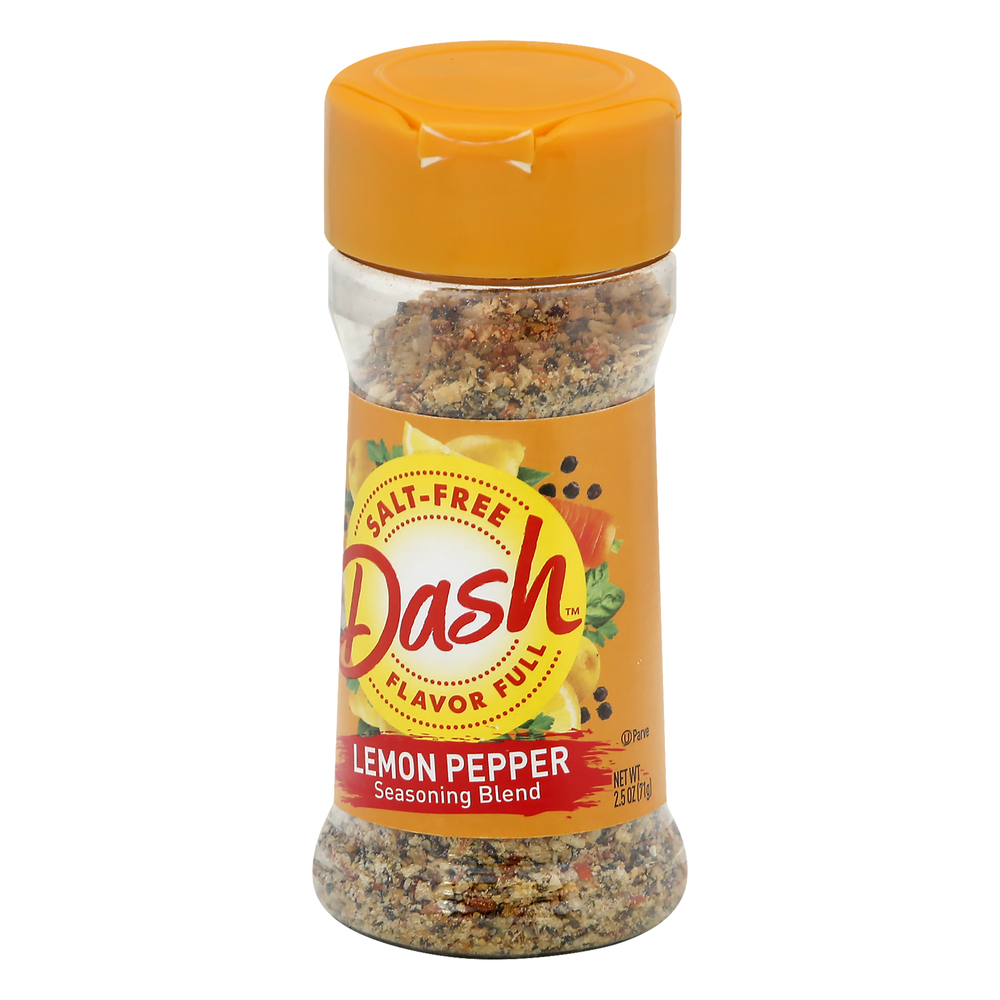Dash Seasoning Blend, Lemon Pepper-Front-Right-Elevated