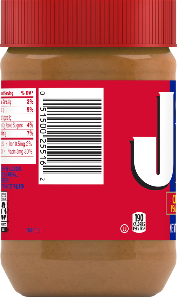 Jif Peanut Butter, Creamy-Planogram-Left
