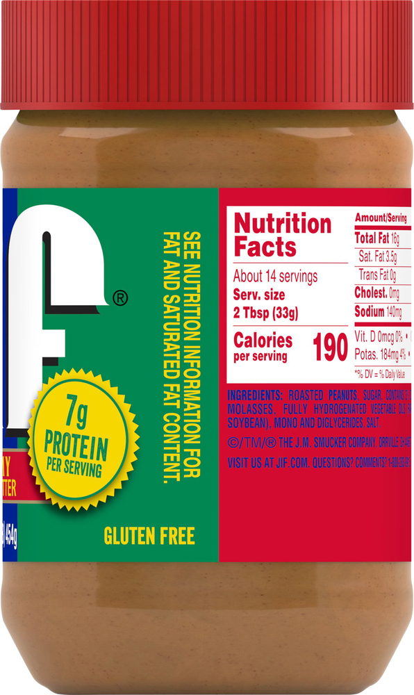 Jif Peanut Butter, Creamy-Planogram-Right