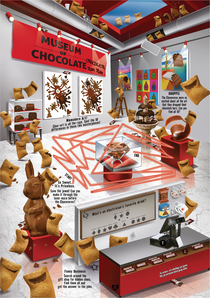 Krave Cereal, Chocolate-Planogram-Back