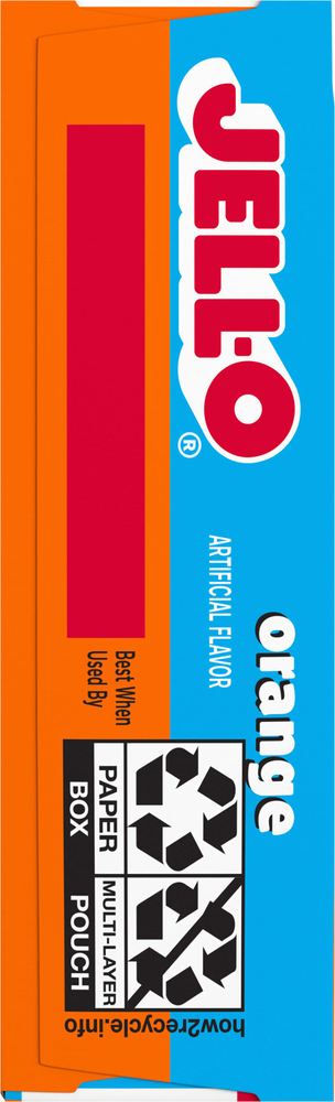 orange jello box