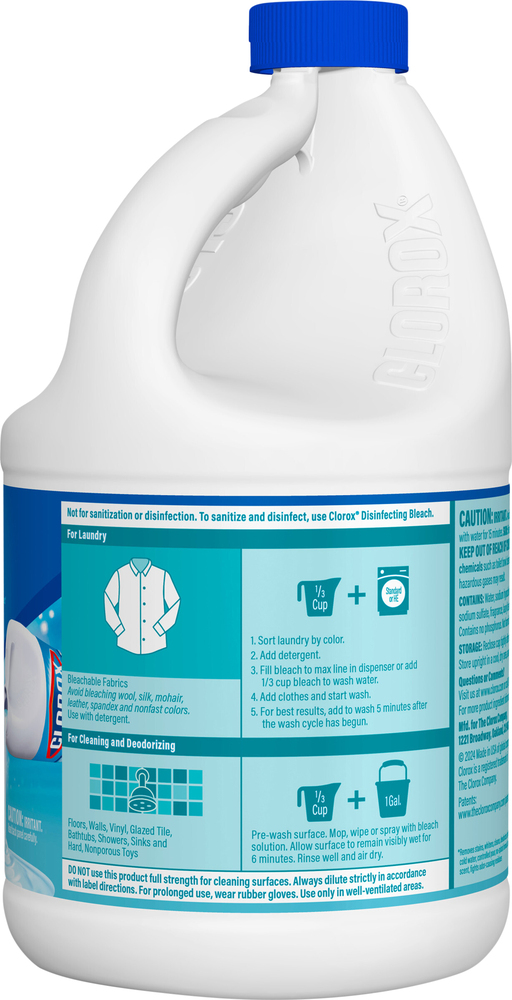 Clorox Bleach, No-Splash, Clean Linen-Planogram-Right